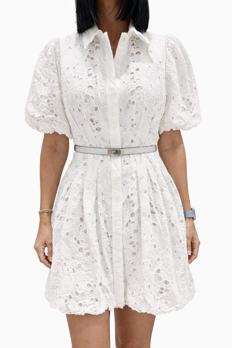 Cindy Eyelet Mini Dress – Shop Seven